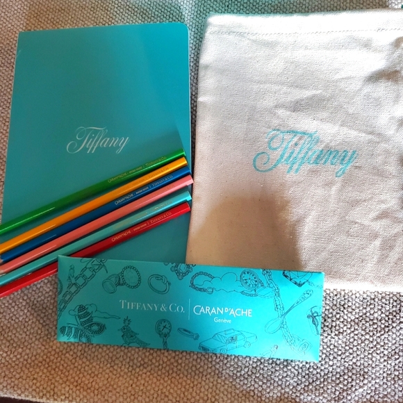 Tiffany & Co. | Other | Tiffany Co Sketch Book Caran Dache | Poshmark
